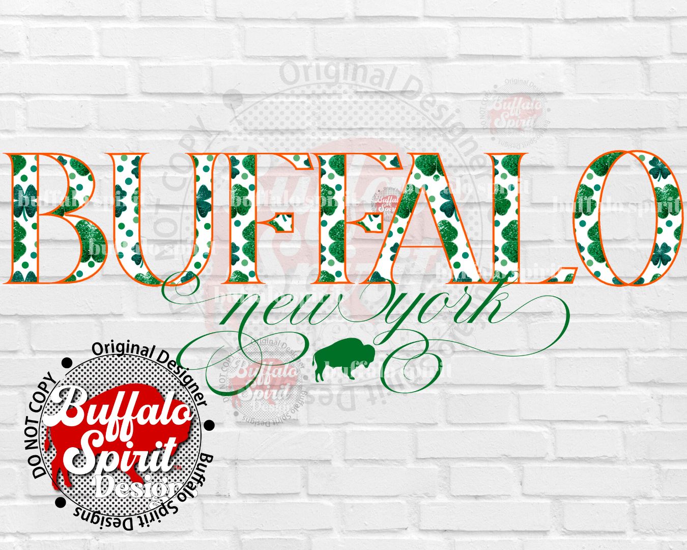*LIMITED RELEASE* Sequin Shamrock Buffalo NY *Digital Product ...